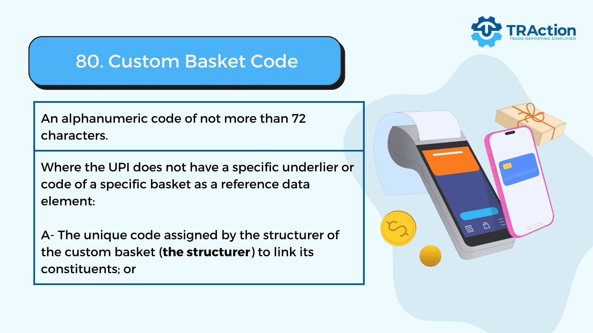 ASIC Rewrite: 80 Custom basket code | TRAction